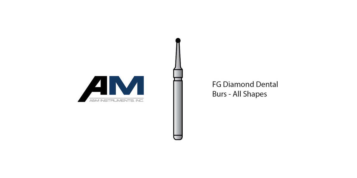 FG Diamond Dental Burs - All Shapes – A & M Instruments Quality Diamond ...